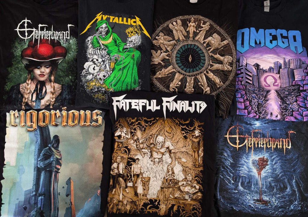 Bandshirts drucken & Band Merchandise im Bandshop ab 2,32...